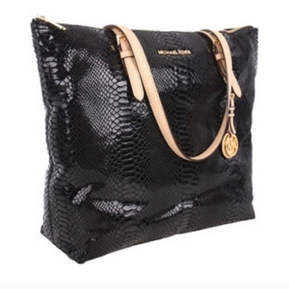 Michael Kors | Bags | Michael Kors Python Tote Bag | Poshmark
